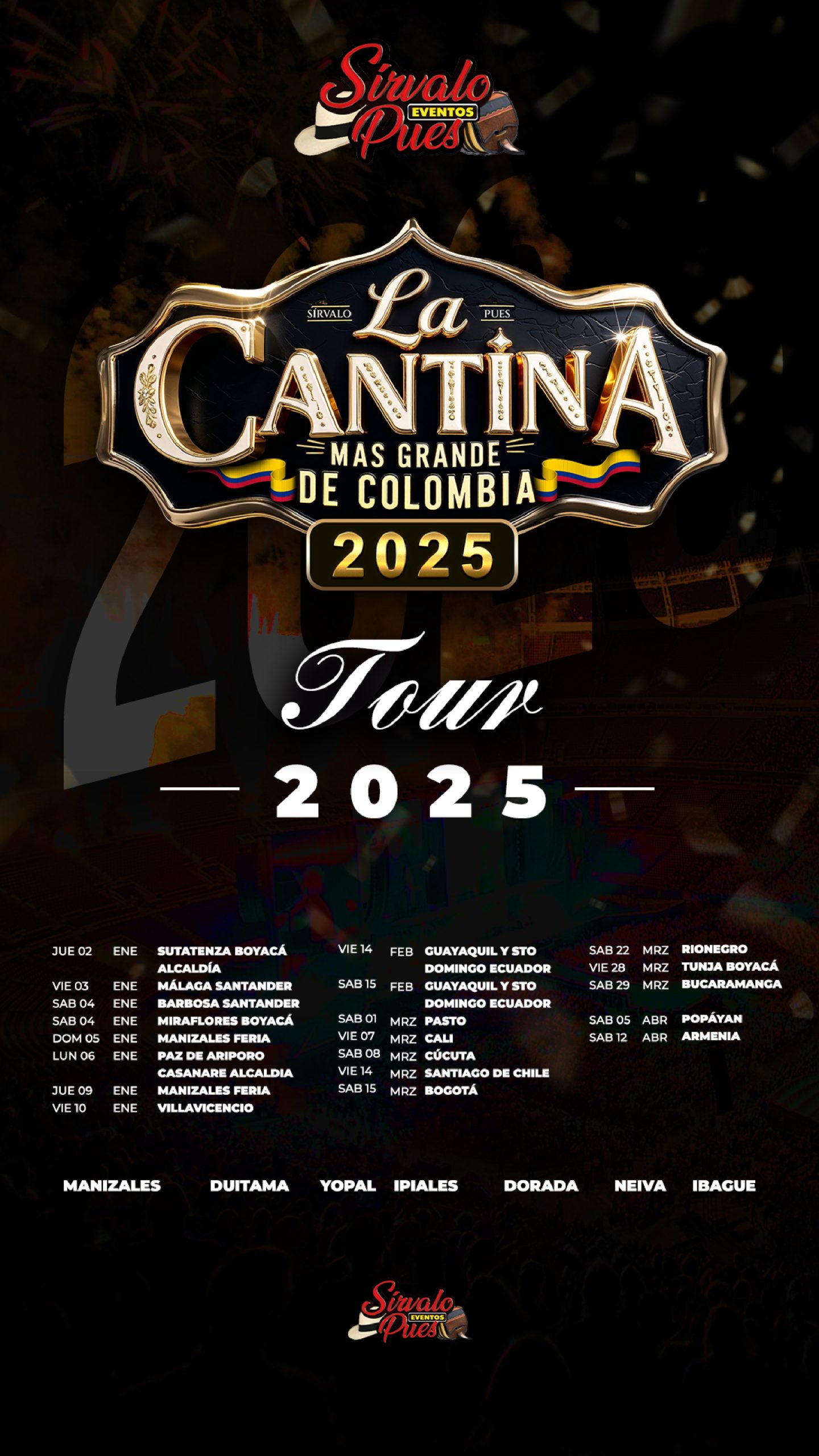 LA CANTINA MÁS GRANDE DE COLOMBIA 2025: UNA GIRA QUE PROMETE SER ...